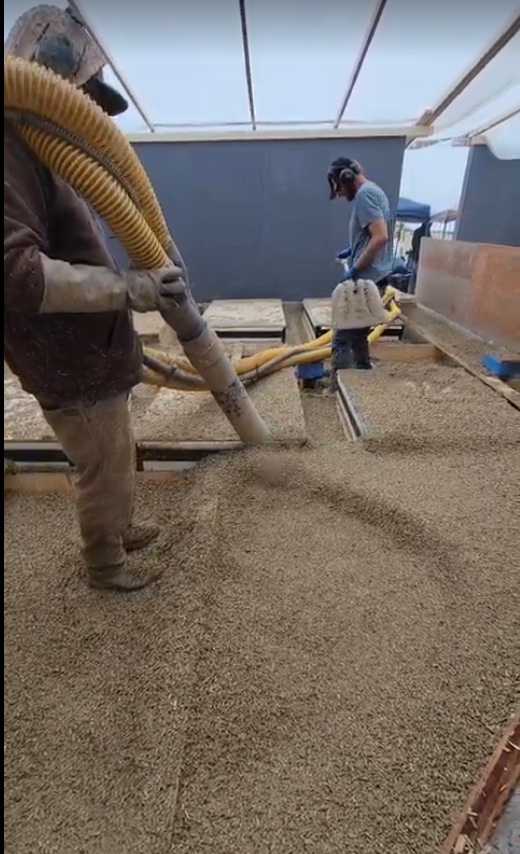 Spray-Applied Hempcrete | BuildingGreen